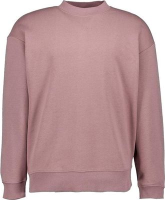 HUGO BOSS Herren Sweatshirt flieder unifarben