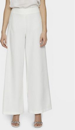 Vila Stoffhose Clara 14093130 Weiß Wide Leg
