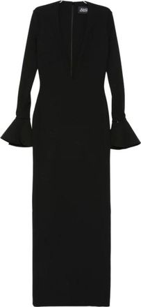 Solace London Femme, Robes, Noir, Taille: 40 FR Robe Maxi