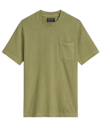 Marc O'Polo Garment Dyed T-Shirt mit Brusttasche, Relaxed Fit in