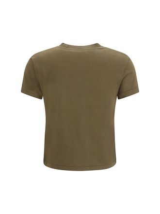 Alexander Wang Logo Print T-Shirt - Olive