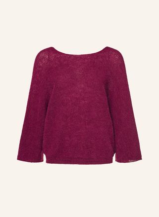 BA&SH Ba&Sh Pullover Isaac Mit Mohair Und Schmucksteinen rot