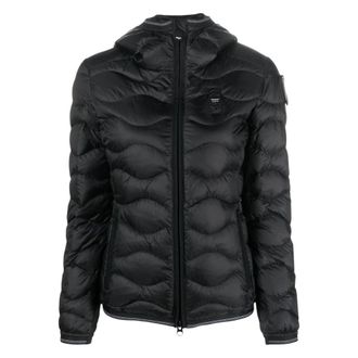 Blauer Camelia Wave Steppjacke - - Jackets - Damen - Schwarzk - S