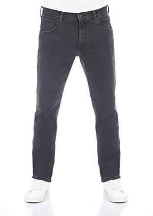 Wrangler Jean pour Homme Coupe Droite Greensboro Pantalon en Jean Stretch en Coton Bleu Noir w30 w31 w32 w33 w34 w35 w36 w38 w40 w42 w44, Black Out (Wss3ht62d)