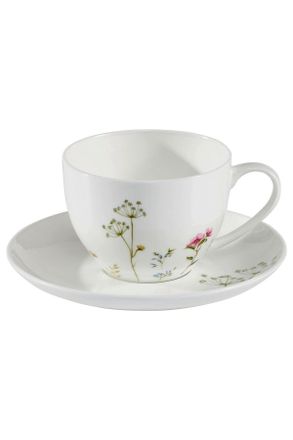 Novel Cappuccinotasse Wildflower, Keramik, Floral,Floral, 250 ml, Lfgb, Kaffee & Tee, Tassen, Cappuccinotassen