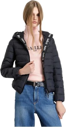 Ga&euml;lle Paris Femme, Vestes, Noir, Taille: 40 FR Doudoune &agrave; Manches Longues avec Capuche