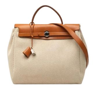 Herm&egrave;s Pre-owned Herbag - - Pre-owned - Damen - Beige - ONE SIZE