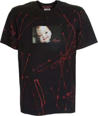 Msgm M. S.G. M. T-Shirt - Schwarz