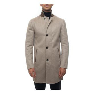 Kiton Kaschmirmantel mit Knopfverschluss - - Coats - Herren - Beige - XL
