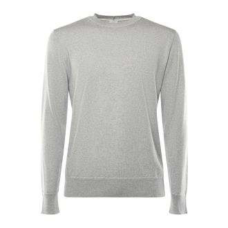 Eleventy Rundhals-Strickware - - Knitwear - Herren - Grau - 2XL