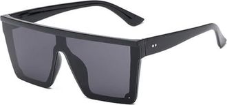 Generic Lunettes De Soleil &Agrave; Monture Large For Homme Et Femme, Id&eacute;ales For Lext&eacute;rieur, Les Vacances, Le Sport La Conduite(Black)
