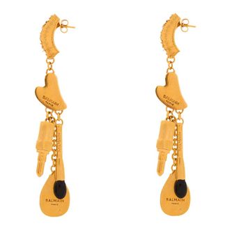 Balmain Ohrringe - - Accessories - Damen - Gelb - ONE SIZE