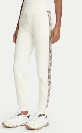Guess Jogginghose Britney V2YB15 KB3P2 &Eacute;cru Regular Fit