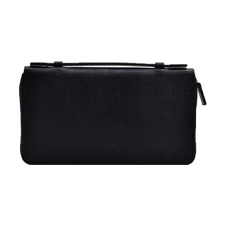 John Richmond Rechteckige Geldb&ouml;rse mit Rei&szlig;verschluss - - Accessories - Herren - Schwarzk - ONE SIZE