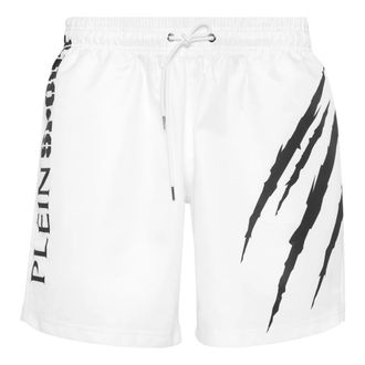 Plein Sport Jogging Shorts Scratch - - Sport - Herren - Wei&szlig; - XL