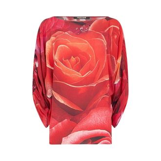 Roberto Cavalli Damen, Oberteile, Rot, MGr&ouml;&szlig;e