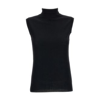 Sportmax Vertigo Rollkragen-Top - - Knitwear - Damen - Schwarzk - S