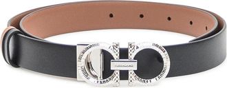 Ferragamo Femme, Accessoires, Noir, Taille: 90 CM Ceinture en cuir