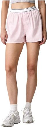 Sporty & Rich Short Shorts - Femme - Shorts - Rose - Taille: 38 FR