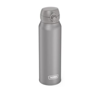 Thermos ULTRALIGHT BOTTLE 0,75l, moon rock mat, Isolierflasche Edelstahl mit Safe Flow Lid, 10 h heiss / 20 h kalt, spülmaschinenfest, BPA-frei