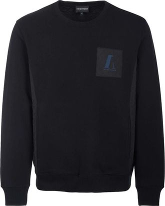 Armani Rundhals-Sweatshirt - - Sweatshirts & Hoodies - Herren - Schwarzk - XS