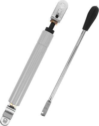 FOMIYES Hydraulischer Gaslift Zylinder für Friseurstuhl Verstellbarer Pumpenersatz Stabile Metallkonstruktion Einfache Montage Geeignet für Friseursalons und 