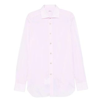 Kiton Homme, Chemises, Rose, Taille: XL Chemise &agrave; col pointu et boutonn&eacute;e