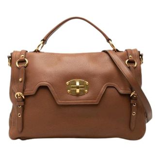 Miu Miu Pre-owned Satchel - - Pre-owned - Damen - Braun - ONE SIZE