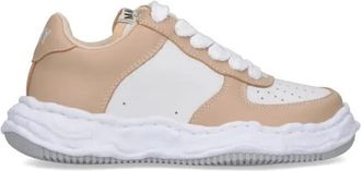 Miharayasuhiro Low-Top Sneaker - Low-Top Sneakers With Rounded Toe And Textured Sol - Gr. 37 (EU) - in Beige - für Damen