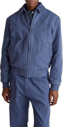 Benetton Giubbotto 2qhdun06k Veste, Bleu, XL Homme