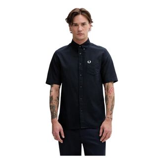 Fred Perry Short Sleeve Shirts - - Shirts - Herren - Blau - S