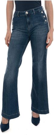 Liu Jo Femme, Jeans, Bleu, Taille: W32 Flared Jeans