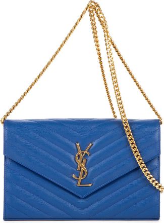 Saint Laurent Crossbody Bags - Chain Wallet - Gr. unisize - in Blau - für Damen