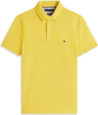 Tommy Hilfiger Piqu&eacute;-Poloshirt Slim Fit 1985 mit Stretch und Logo-Stickerei in