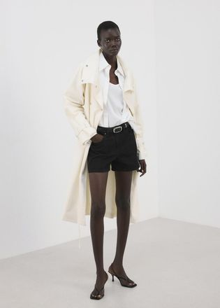 Mango Shorts en denim droits black denim - Femme - 32 - MANGO