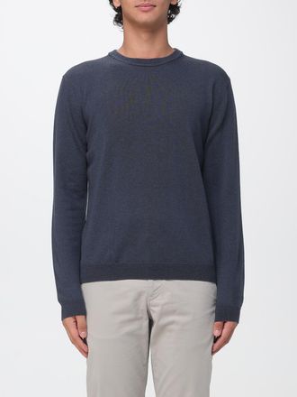 Woolrich Lang&auml;rmeliger Pullover mit Rundhalsausschnitt von aus Wollmischung mit Rippb&uuml;ndchen