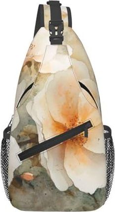 Generic Sac &agrave; bandouli&egrave;re blanc p&eacute;tale sac &agrave; dos de voyage pour homme sac &agrave; dos de randonn&eacute;e