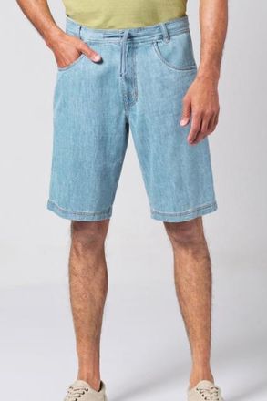 Hempage Hempage Herren vegan Shorts Straight Leg Aquablau