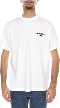 Carhartt Work in Progress Homme, Tops, Blanc, Taille: L Wiptopia T-Shirt