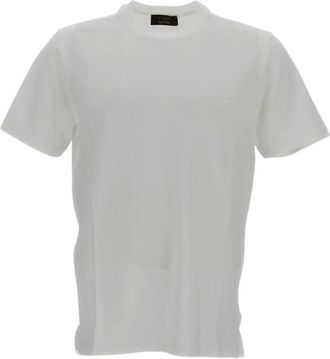 Zanone Homme, Tops, Blanc, Taille: XL Maglietta girocollo