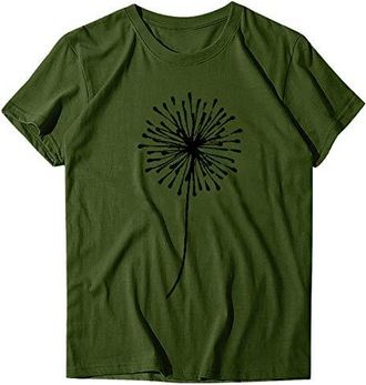 Generic T-shirt d&eacute;t&eacute; &agrave; manches courtes pour femme - T-shirt basique &agrave; manches courtes - T-shirt de sport pour femme - T-shirt de baseball - T-shirt basique d&eacute;