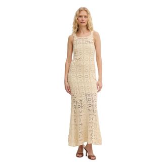 Pinko Juncus Kleid - - Dresses - Damen - Beige - M