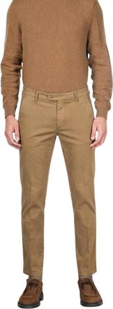 Mason's Pantalon Chino Torino Flex - Homme - Pantalons - Brun - Taille: 4XL