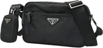 Prada Sac bandouli&egrave;re vintage Pre-owned - Femme - Pre-owned - Noir - Taille: ONE Size