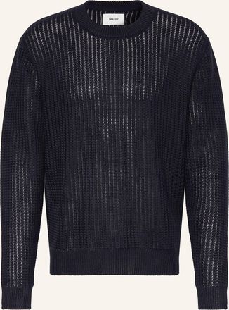 Nn.07 Nn.07 Leinenpullover Tim blau