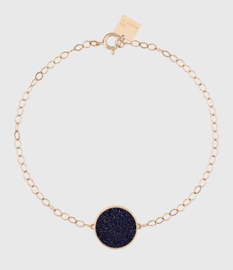 Ginette NY Bracelet Ever Disc Blue Sandstone Or Rose