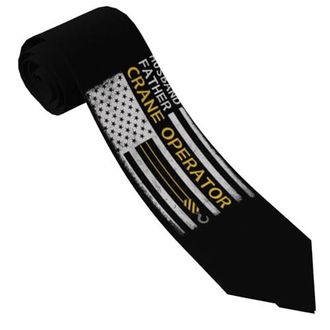 Generic Mari, P&egrave;re, Grutier, Drapeau Am&eacute;ricain Homme Cravates De Mariage &Eacute;troit Cravate De F&ecirc;te Moderne Cravates Pour Fete Affaires Travail Mariage