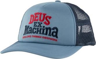 Deus EX Machina Guesswork Trucker Casquette Aqua TAILLE : taille unique