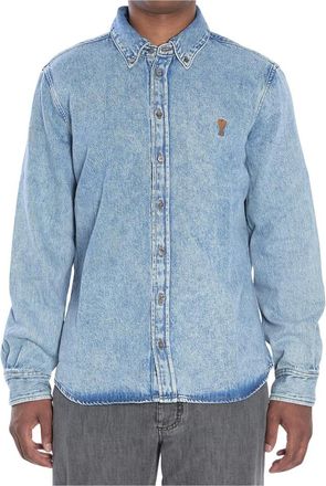 Ami Homme, Chemises, Bleu, Taille: XL Casual Chemises