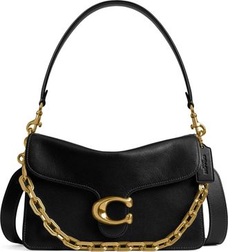 Coach Crossbody Bags - Soft Grain Leather Chain Tabby Shoulder Bag with C - Gr. unisize - in Schwarz - für Damen